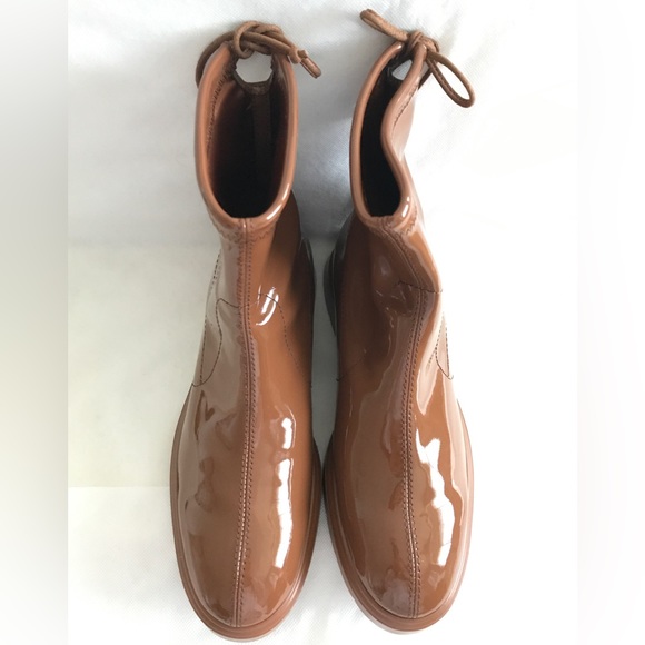 Stuart Weitzman | Shoes | Stuart Weitzman Benita Vinyl Lug Sole Booties ...